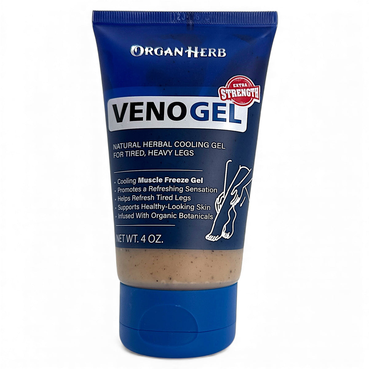 OrganHerb VenoGel Extra Strength 4 oz – Horse Chestnut Gel with Herbal ...