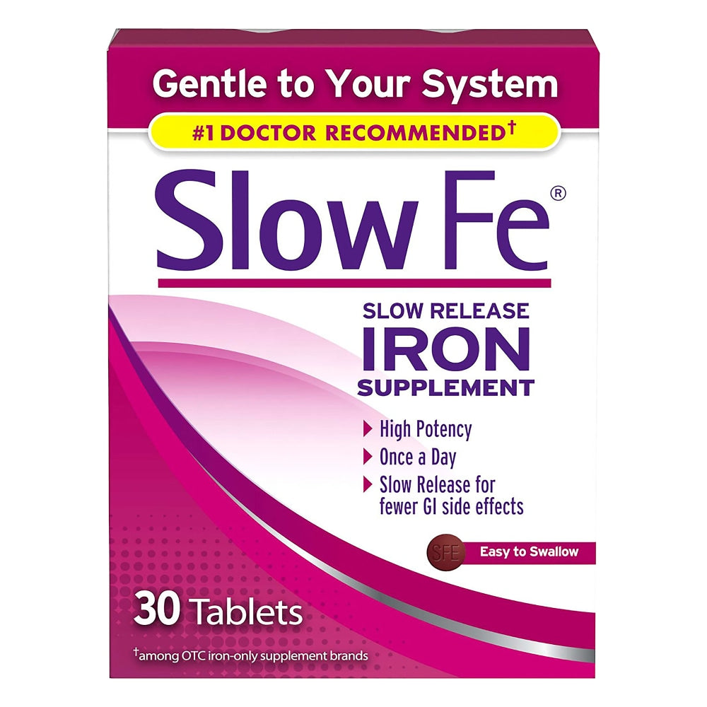 Slow Fe Slow Release Iron Supplement 45Mg Tablets 30Ct — Pasteur Pharmacy