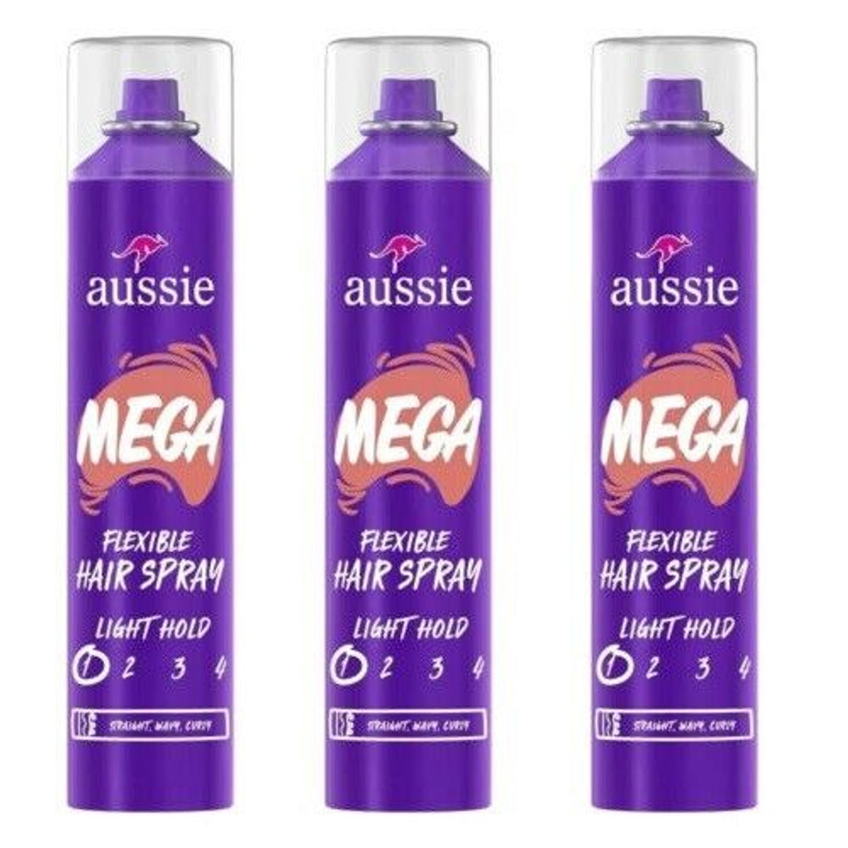 Aussie Mega Light Hold Flexible Hair Spray 10 Oz — Pasteur Pharmacy