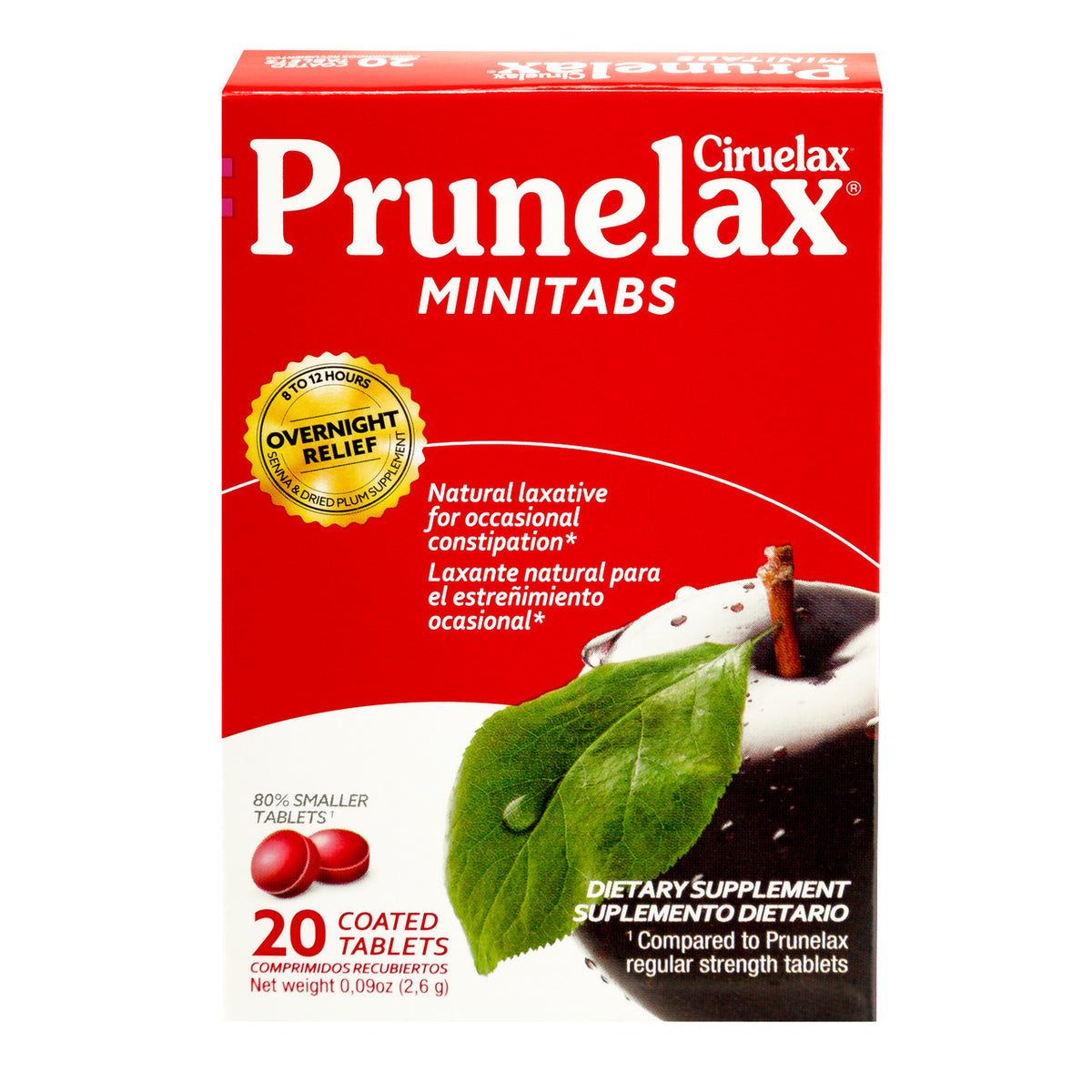 Prunelax Ciruelax Minitabs 20 — Pasteur Pharmacy
