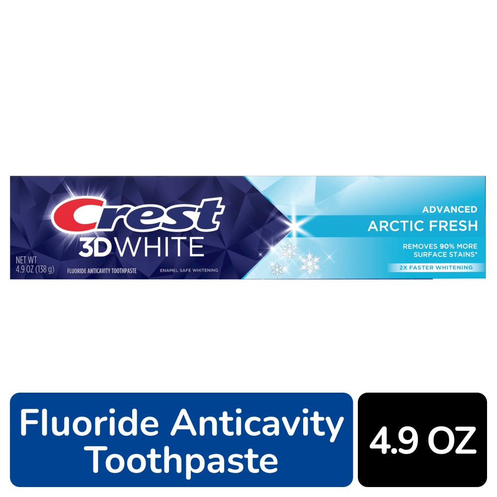 Crest 3D White Advanced Fluoride Anticavity Arctic Fresh Toothpaste 4 ...