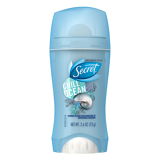 Secret Fresh Chill Ocean Invisible Solid Antiperspirant And Deodorant ...