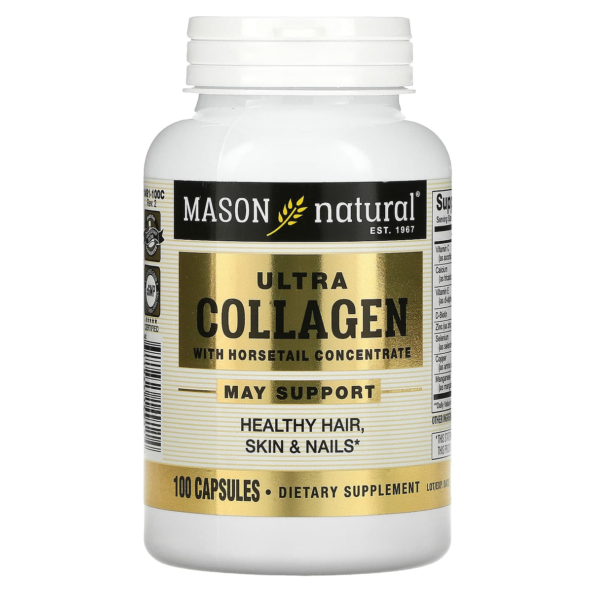 Mason Natural Ultra Collagen Beauty Formula Capsules — Pasteur Pharmacy