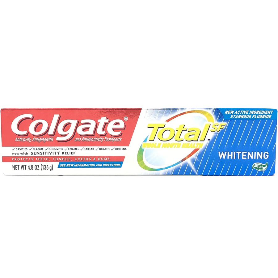 Colgate Total Whitening Gel Toothpaste - 4.8oz — Pasteur Pharmacy