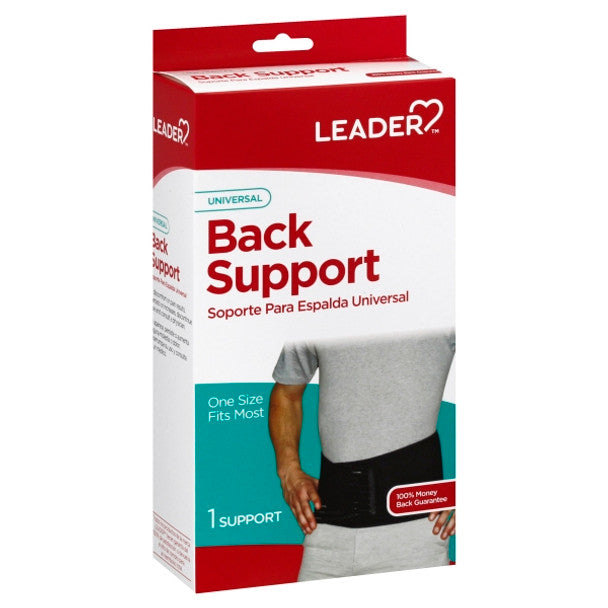 Leader Back Support, Elastic, One Size Fits Most — Pasteur Pharmacy