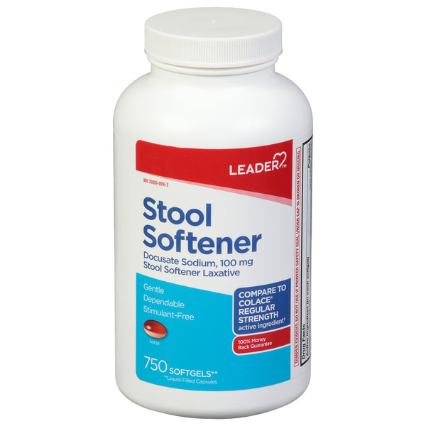 Leader™ Stool Softener Laxative (100 mg Softgels) — Pasteur Pharmacy