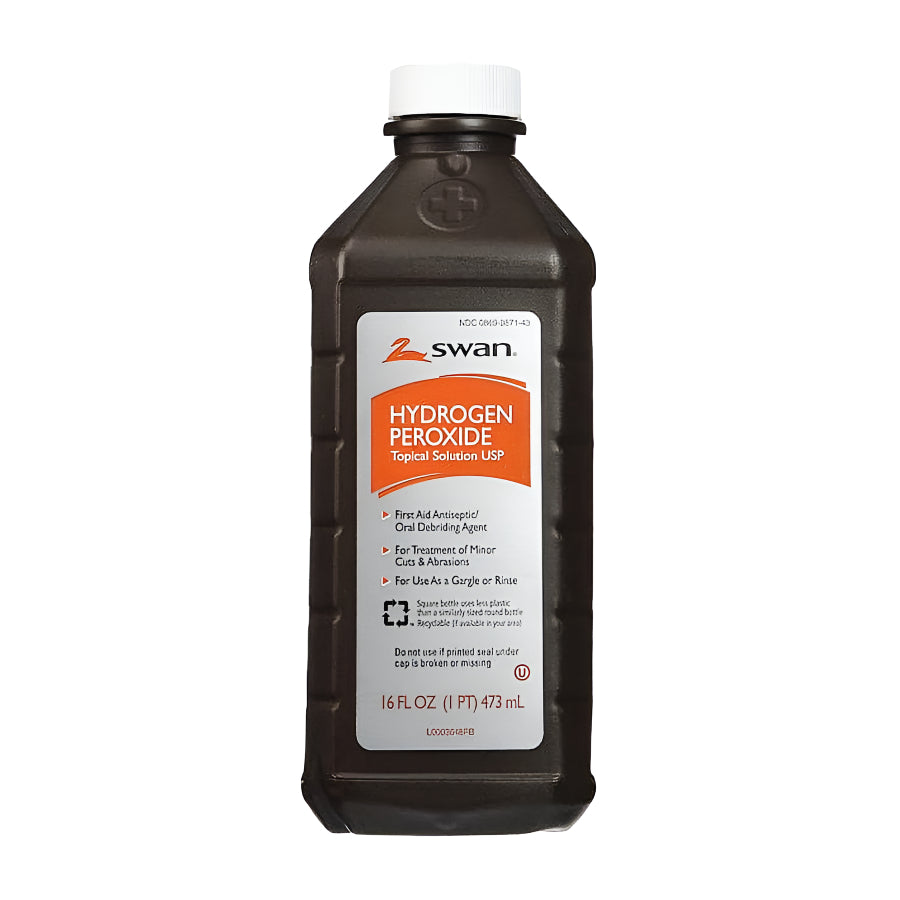 Swan Hydrogen Peroxide Antiseptic Topical Solution, 16 Oz — Pasteur ...
