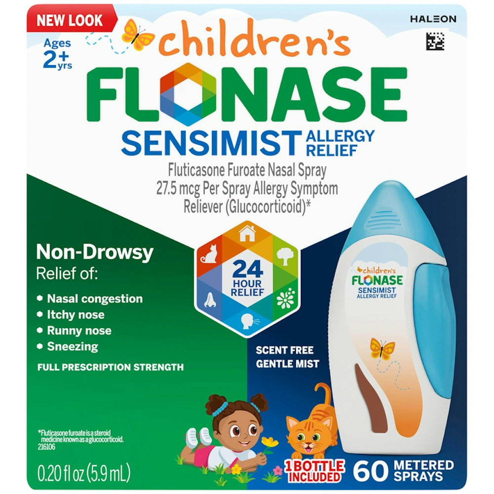 Flonase Children's Sensimist 24hr Allergy Relief Nasal Spray, Gentle M ...