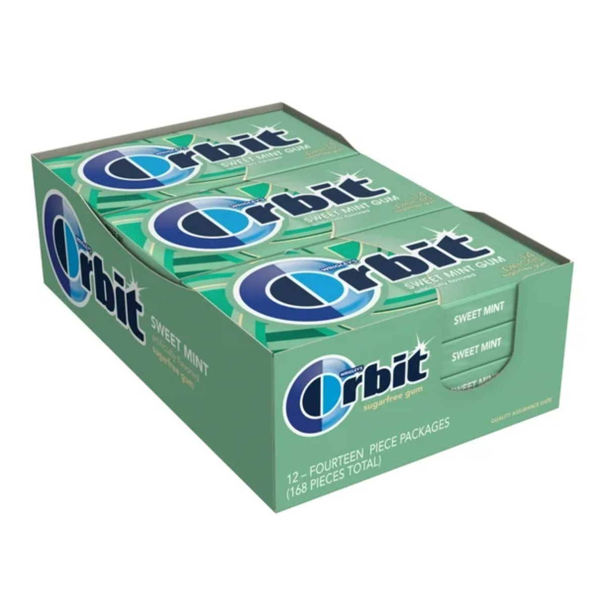 Orbit Sugar Free Sweet Mint Chewing Gum Single Pack - 14 Piece ...