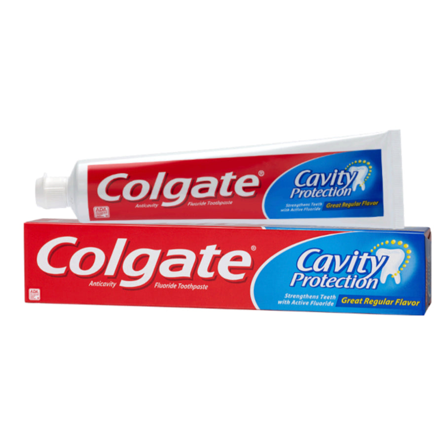 Colgate Cavity Protection Fluoride Toothpaste - Great Regular Flavor ...