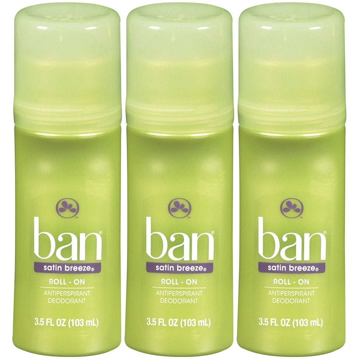 Ban Roll-On Antiperspirant Deodorant, Satin Breeze - 3.5 Oz — Pasteur ...