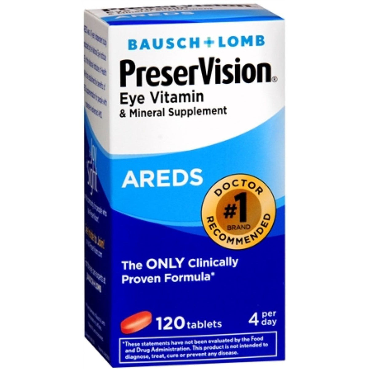 PreserVision Eye, Vitamin And Mineral Supplement Tablets — Pasteur Pharmacy