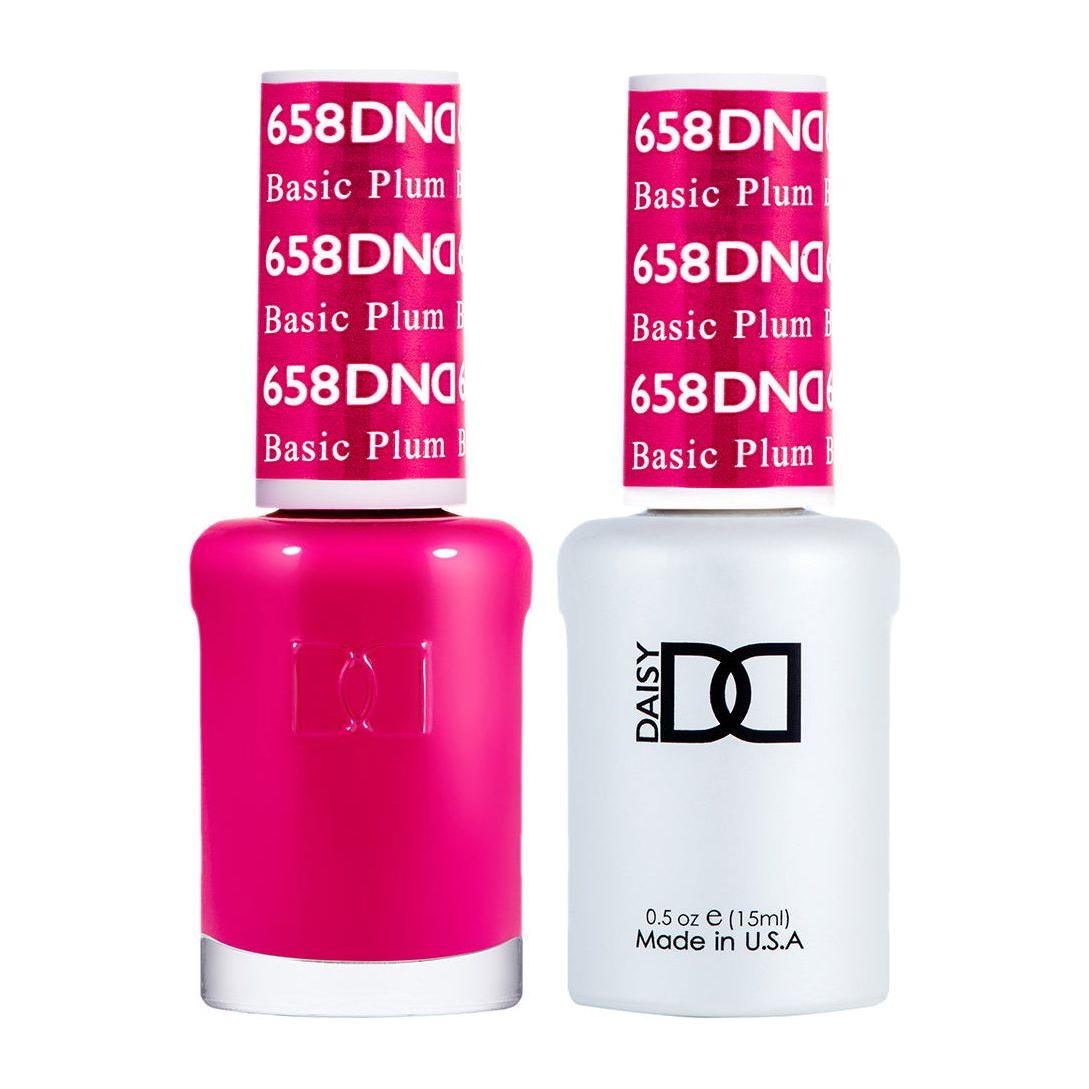 DND - Basic Plum #658 - DND Gel Duo 0.5oz. — Pasteur Pharmacy