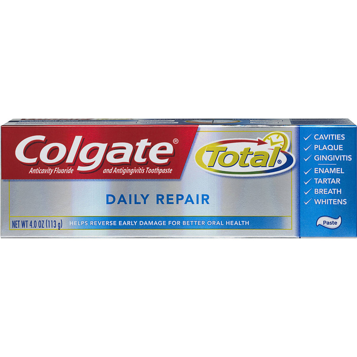 Colgate Total Toothpaste, Anticavity Fluoride And Antigingivitis, Dail ...