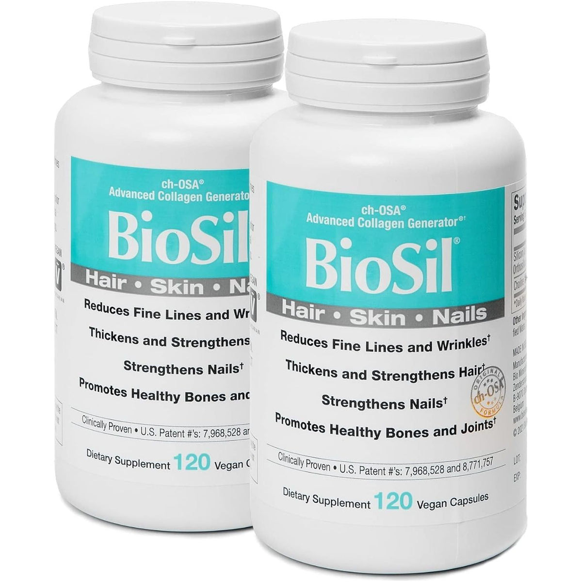 BioSil Hair, Skin & Nails 120 veg capsules — Pasteur Pharmacy