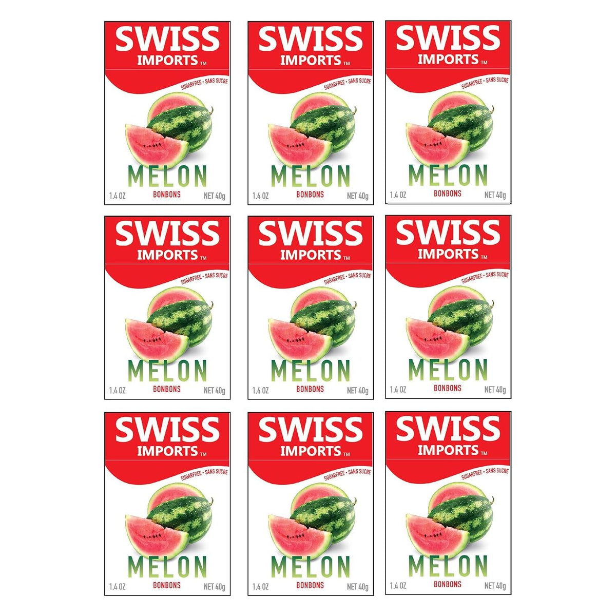 Swiss Imports Melon Sugarfree Candy Bonbons - 1.4oz — Pasteur Pharmacy