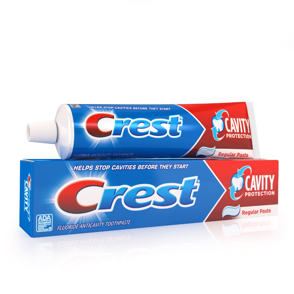 Crest Cavity Protection Fluoride Anticavity Regular Paste Toothpaste 5 ...