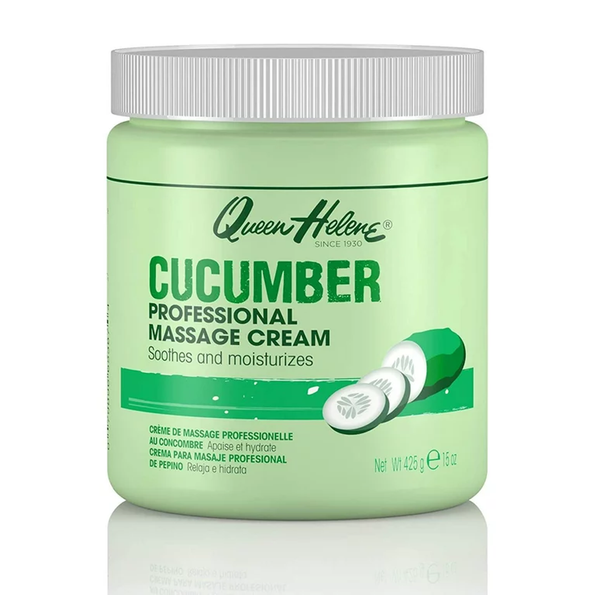Queen Helene Cucumber Professional Massage Cream 15 Oz. Jar — Pasteur ...