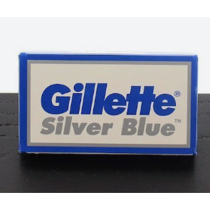 Gillette Silver Blue Double Edge Razor Blades - 20x5 Pack — Pasteur ...