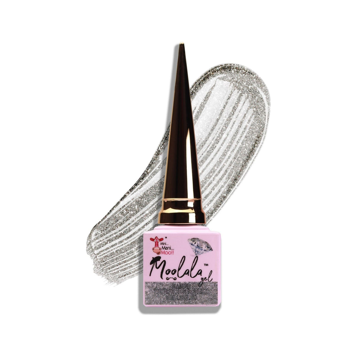 Moolala™ Diamond Luxury Gel Polish - D01 Silver — Pasteur Pharmacy