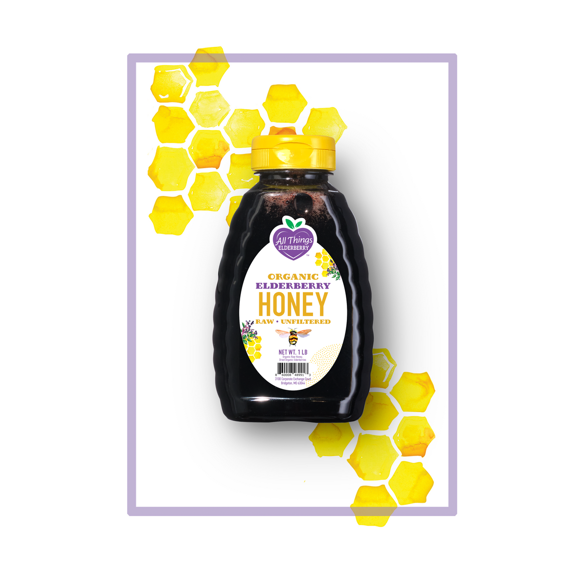 Elderberry Infused Honey Jar and Sticks — Pasteur Pharmacy