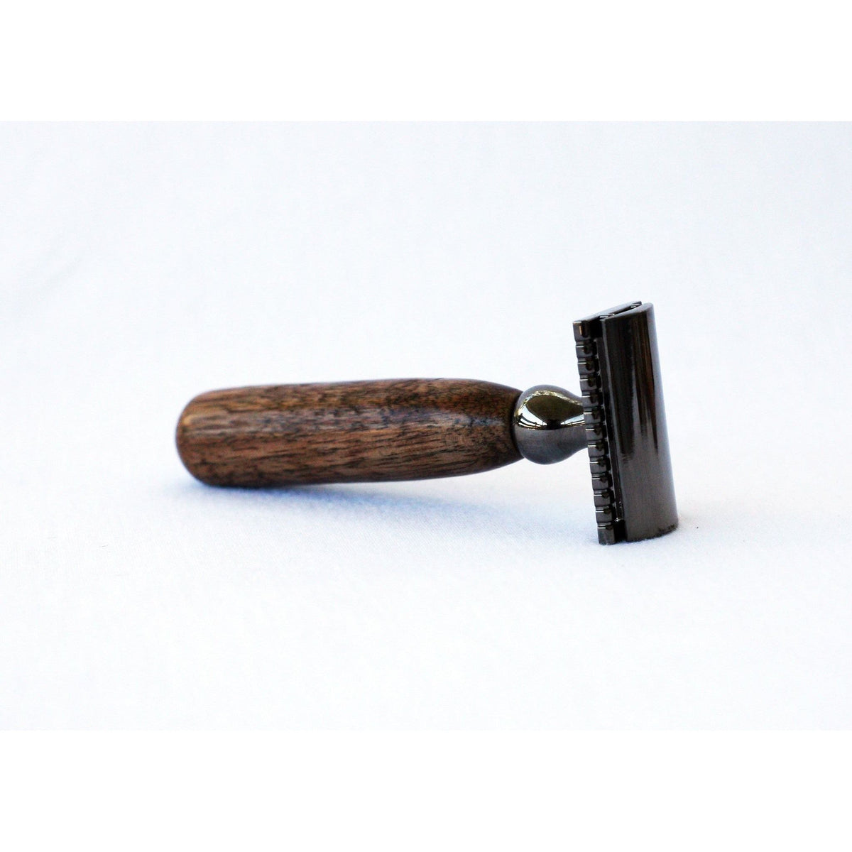 Hand turned Walnut Wood Double Edge Safety Razor — Pasteur Pharmacy