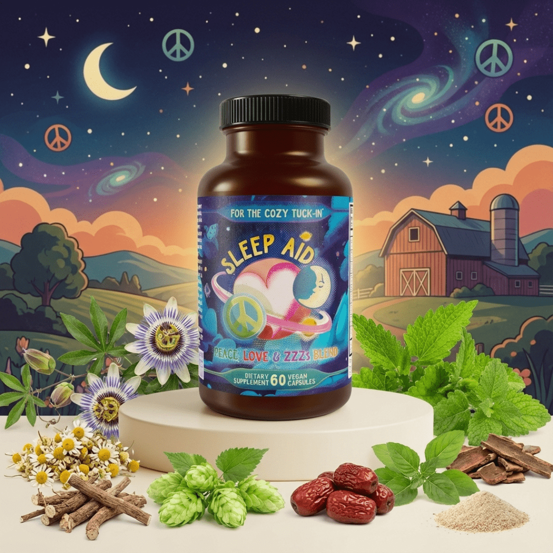 Premium Sleep Aid Formula - Peace, Love, and ZZZ's Blend — Pasteur Pharmacy