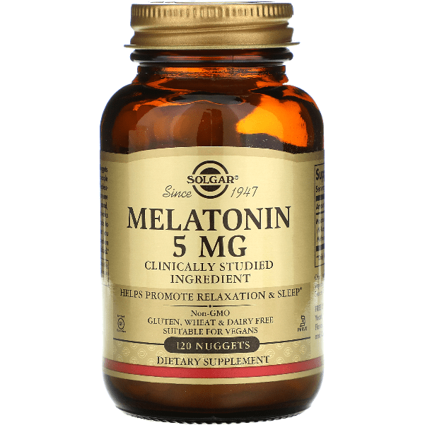 Solgar Melatonin 5mg 120 Nuggets — Pasteur Pharmacy