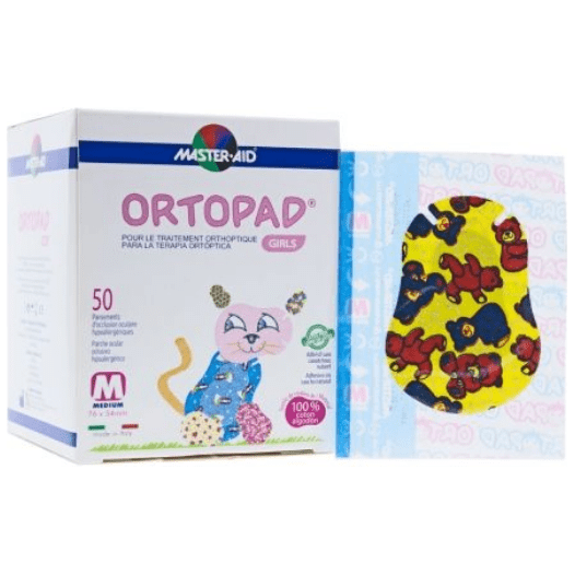Ortopad Girls Eye Patches - Medium Size 50ct — Pasteur Pharmacy