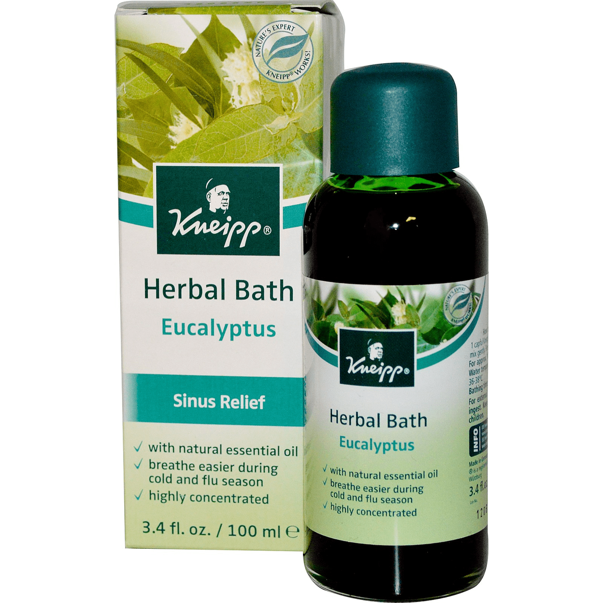 Kneipp Eucalyptus Herbal Bath Cold Season, 3.4 oz — Pasteur Pharmacy