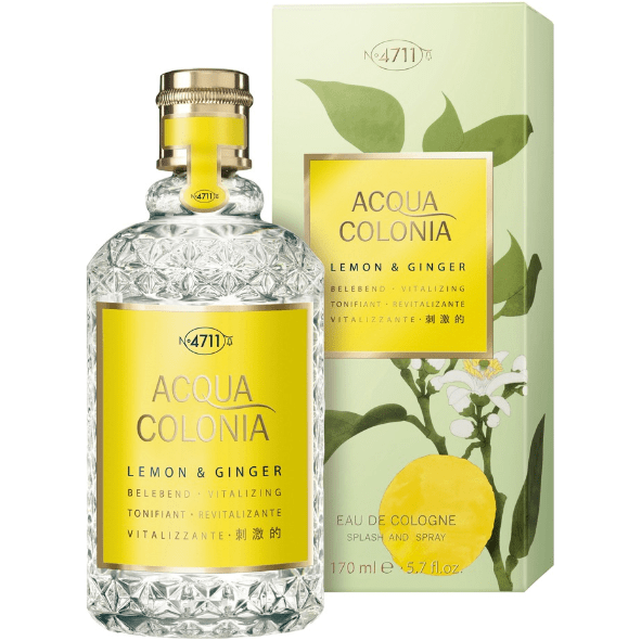 4711 Acqua Colonia Lemon & Ginger Eau De Cologne Spray 170ml — Pasteur ...