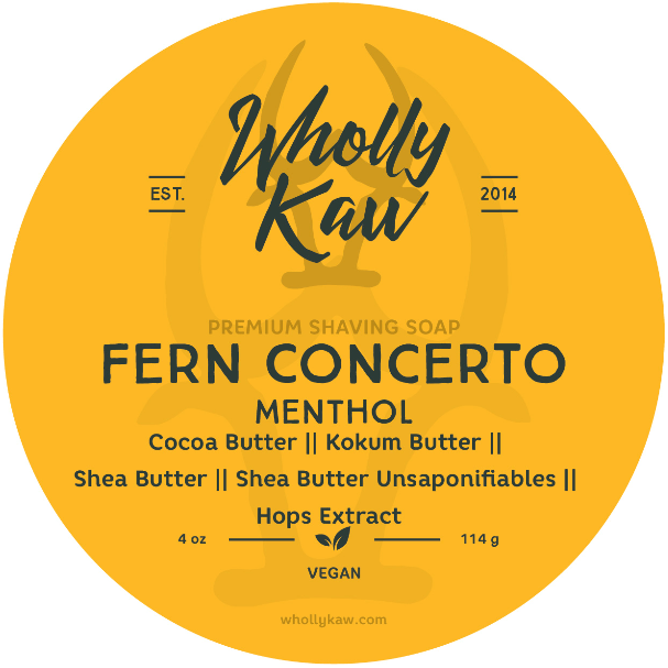 Wholly Kaw Fern Concerto Vegan Shaving Soap 4 Oz — Pasteur Pharmacy