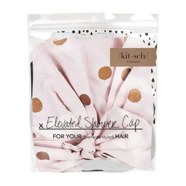 KitSch Elevated Shower cap Blush Dot — Pasteur Pharmacy