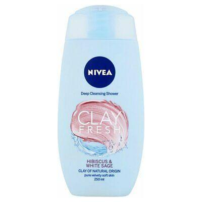 Nivea Clay Fresh Hibiscus & White Sage Body Wash 250mL — Pasteur Pharmacy